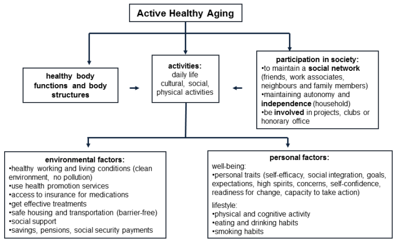 Active Healthy Aging in the Context of the ICF-Model
